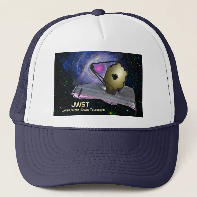 James Webb Space Telescope JWST Trucker Hat | Zazzle