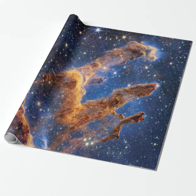 James Webb Space Telescope Pillars of Creation Wrapping Paper | Zazzle