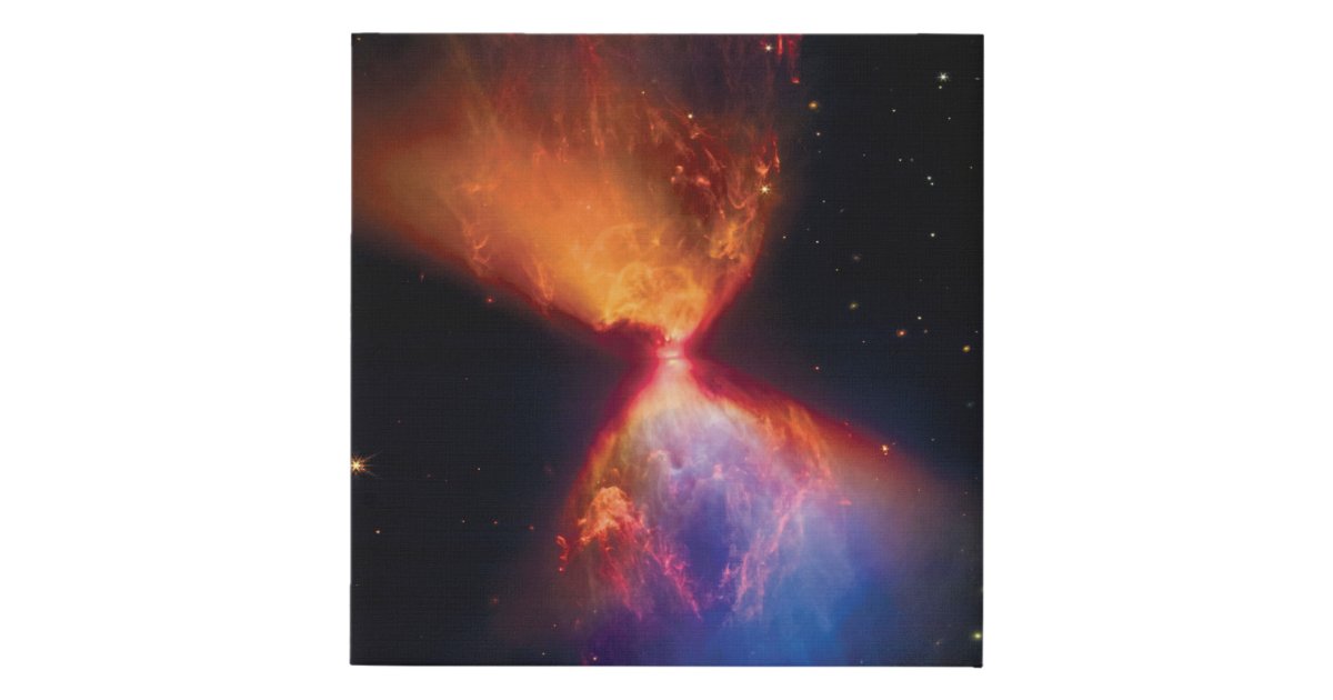 James Webb Space Telescope Protostar L1527 Faux Canvas Print | Zazzle