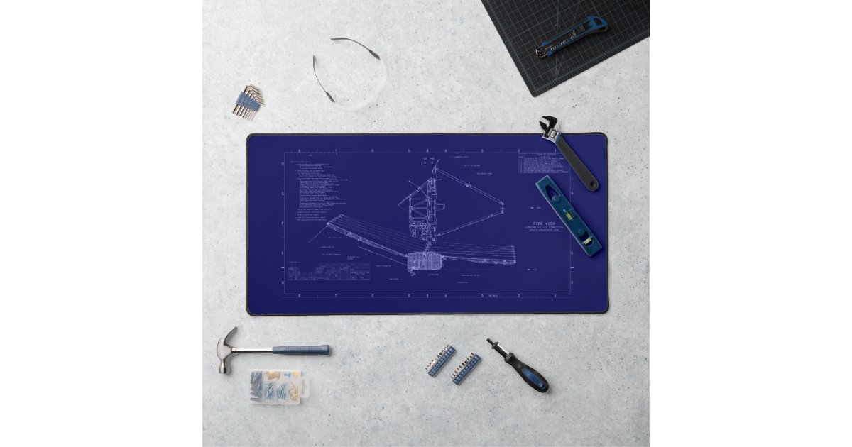 James Webb Unveiling the Universe's Blueprint Desk Mat | Zazzle