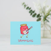 Jamming Pun Postcard | Zazzle