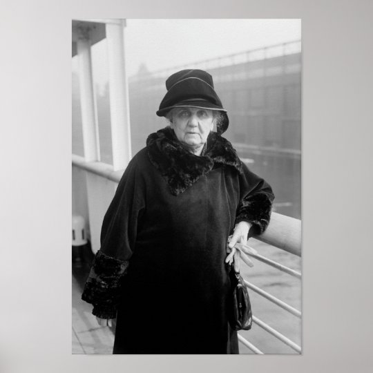 Jane Addams Portrait - Circa 1926 Poster | Zazzle.com