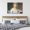 Jane Austen Color Portrait Fine Art Canvas | Zazzle