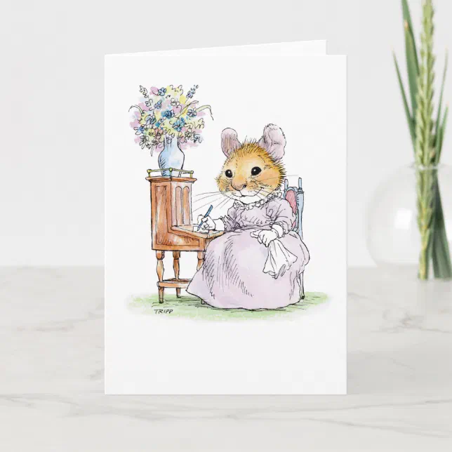 Jane Austen Mouse Card | Zazzle