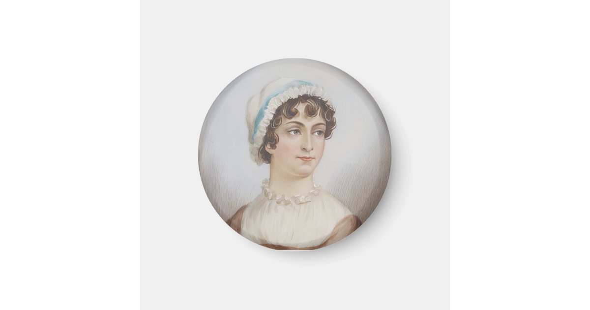 Jane Austen portrait Magnet | Zazzle