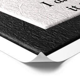 Jane Austen Quote Poster | Zazzle