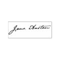 Jane Austen Signature Rubber Stamp | Zazzle