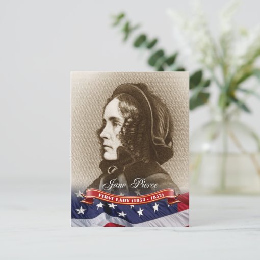 Jane Pierce, First Lady of the U.S. Postcard | Zazzle