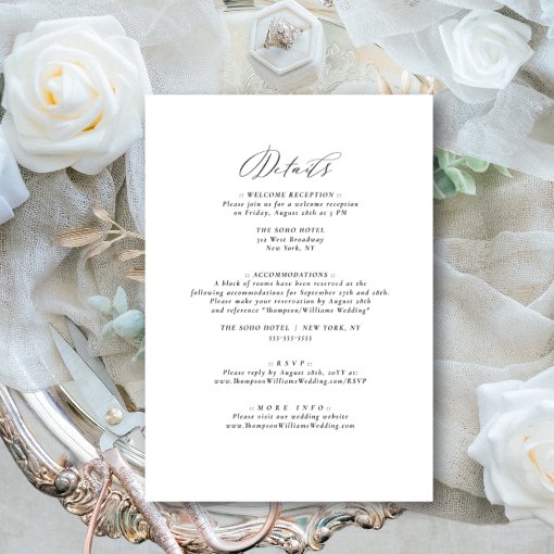 Jane Simple Catholic Wedding Invitation with RSVP | Zazzle