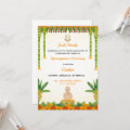 Janoi Ceremony Invitation card, Upanayanam Card | Zazzle