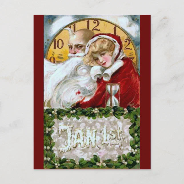 January 1st postcard | Zazzle