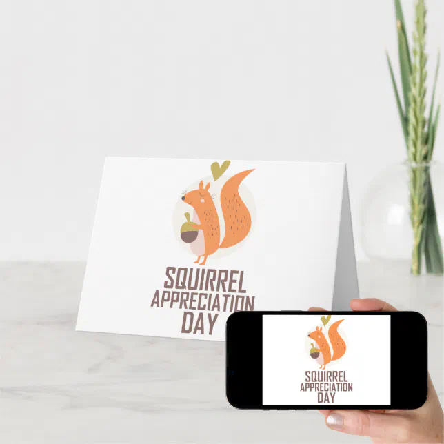 January 21st - Squirrel Appreciation Day Card | Zazzle January 21st - Squirrel Appreciation Day Card | Zazzle