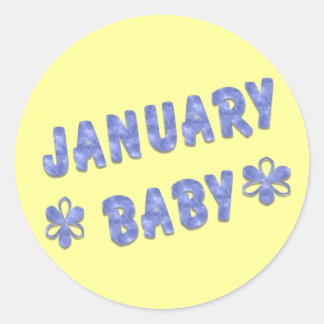 January Babies Stickers | Zazzle