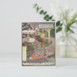 January Postcard | Zazzle