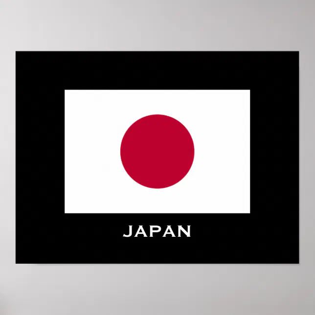 Japan - Flag Classic Poster | Zazzle