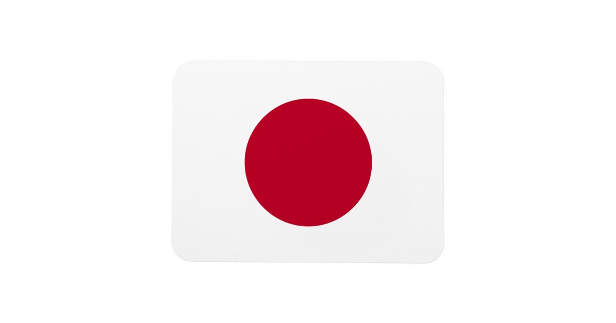 Japan Flag Premium Magnet | Zazzle