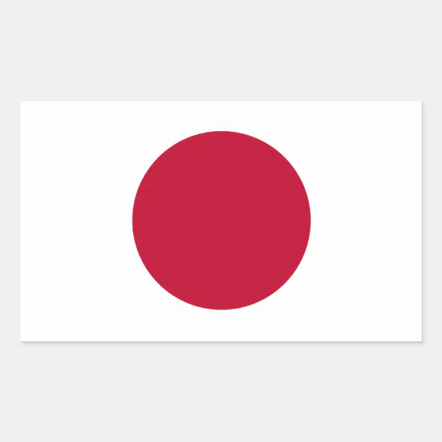 Japan Flag Sticker | Zazzle
