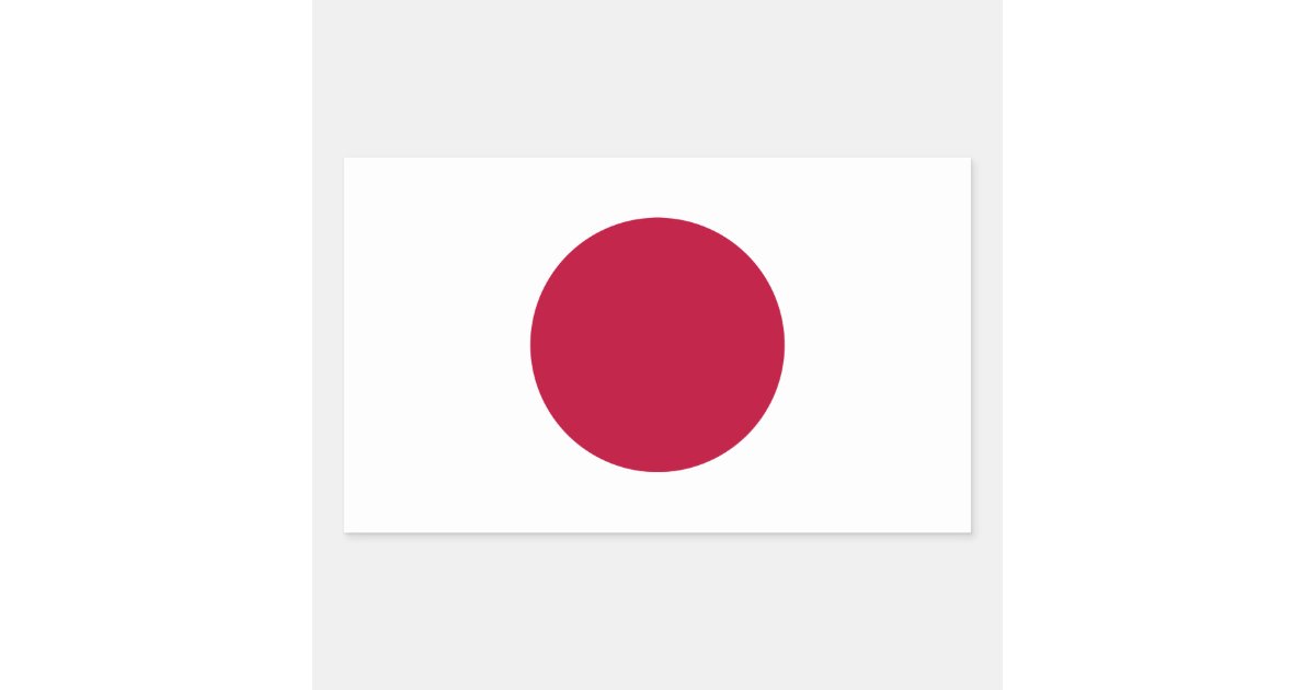 Japan Flag Sticker | Zazzle