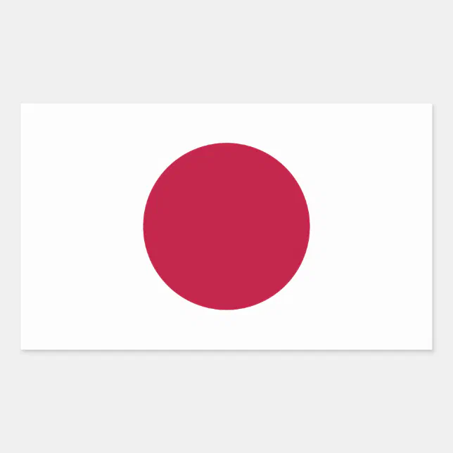 Japan Flag Sticker | Zazzle