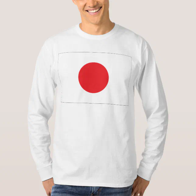 Japan Flag T-Shirt | Zazzle