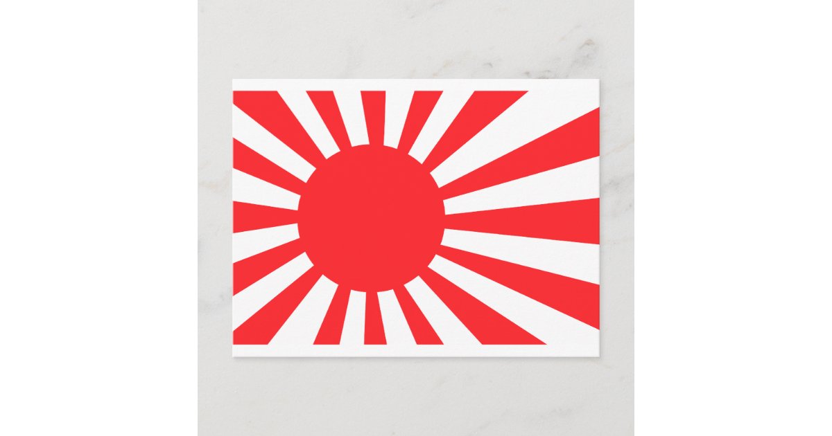 Japan Navy Flag Postcard | Zazzle