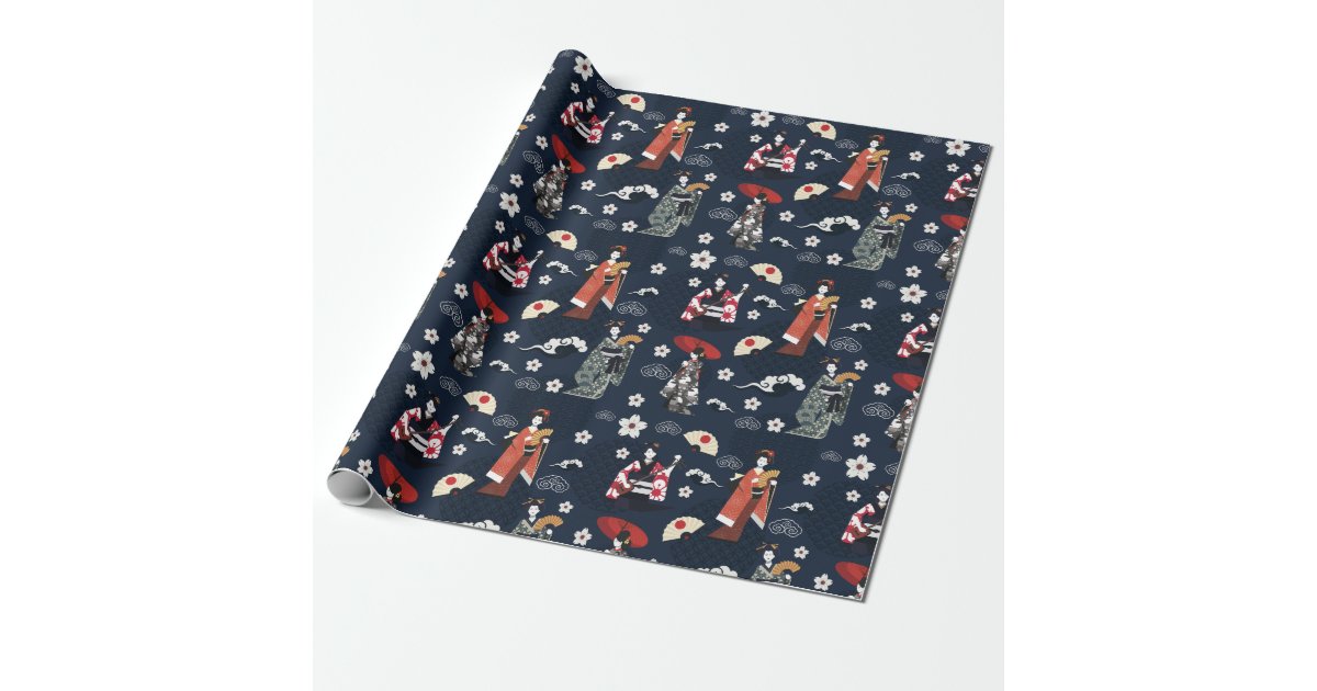 Japan Pattern Wrapping Paper | Zazzle