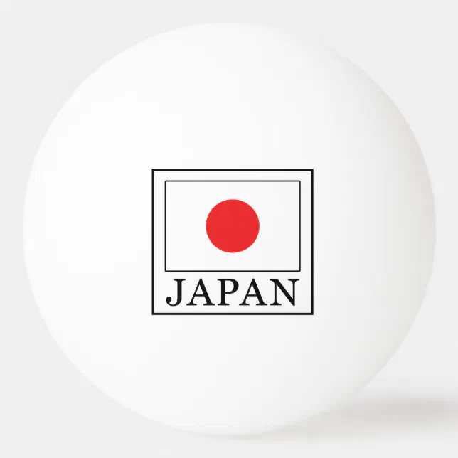 Japan Ping Pong Ball | Zazzle