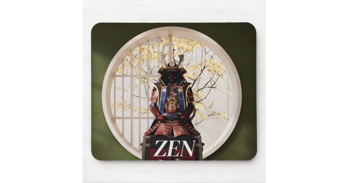 Japan samurai spirit mouse pad | Zazzle