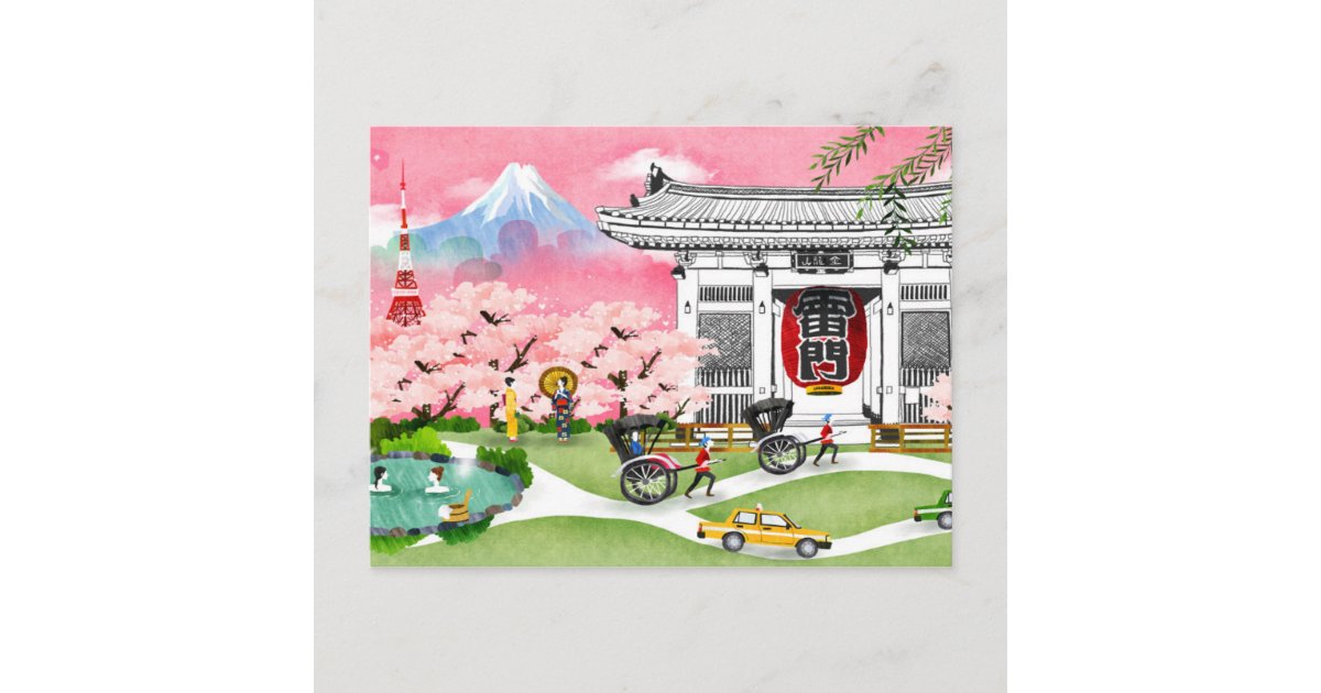 Japan Scene Postcard | Zazzle