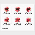 Japan Square Sticker | Zazzle