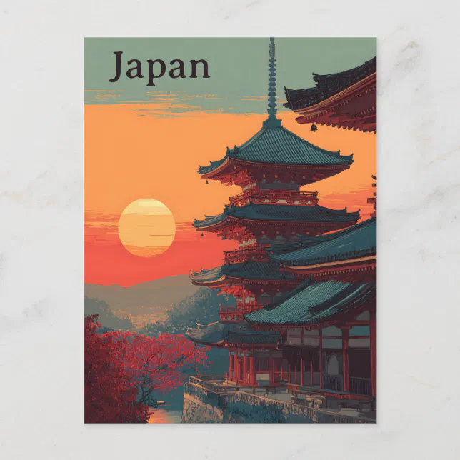 Japan vintage postcard | Zazzle