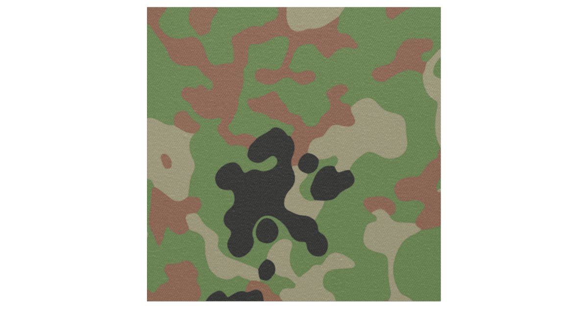 Japanese 1991 Jietai Camouflage Fabric | Zazzle