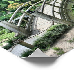 Japanese arc bridge poster | Zazzle