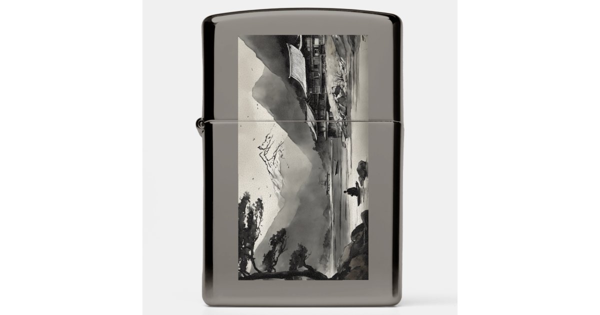 Japanese Art Deco Zippo Lighter | Zazzle