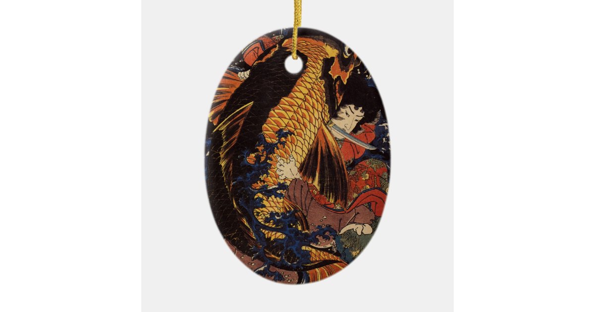 Japanese Art Ornament | Zazzle