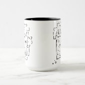 Japanese ASCII Art"beer"(black) Mug | Zazzle