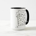 Japanese ASCII Art"beer"(black) Mug | Zazzle