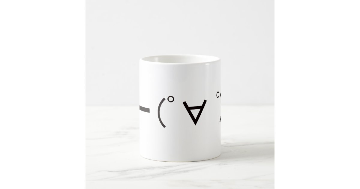 Japanese ASCII Art"Kitty!" Coffee Mug | Zazzle