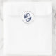 Japanese | Blue Koi Fish Wedding return address Classic Round Sticker ...