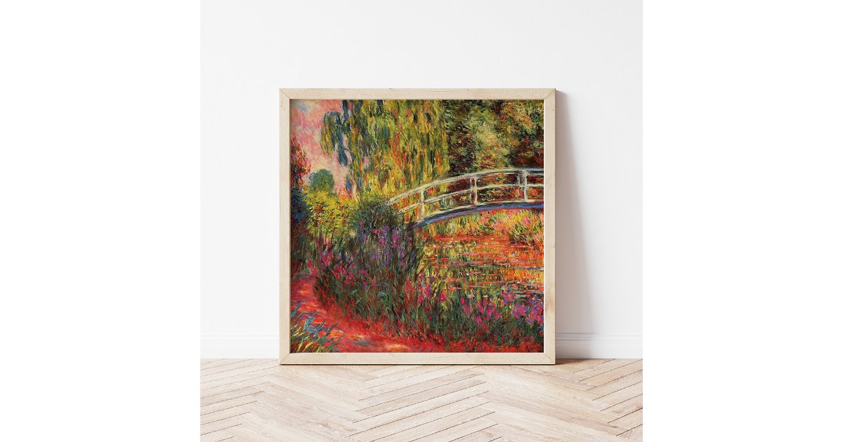 Japanese Bridge | Claude Monet Poster | Zazzle