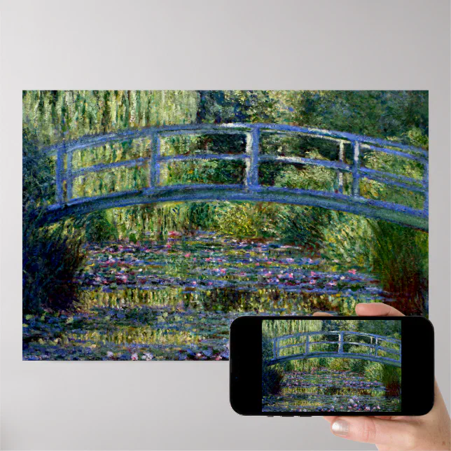 Japanese Bridge - Pont Japonais - by Claude Monet Poster | Zazzle