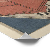 Japanese Caligraphy and Emperor Horikawa Poster | Zazzle