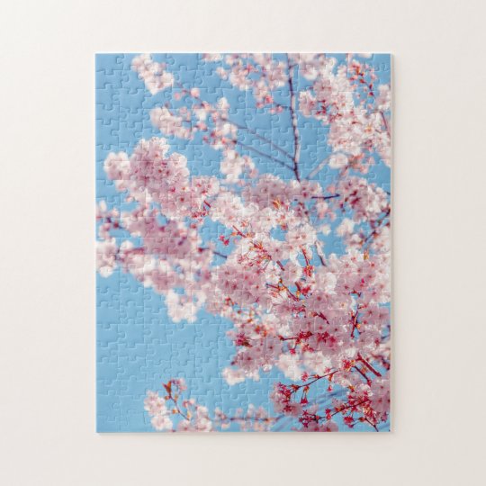 Japanese Cherry Blossom Tree Jigsaw Puzzle | Zazzle.com