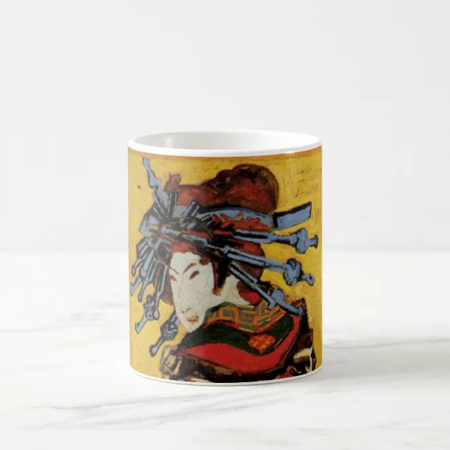 Japanese Courtesan Oiran by Vincent van Gogh Coffee Mug | Zazzle Japanese Courtesan Oiran by Vincent van Gogh Coffee Mug | Zazzle