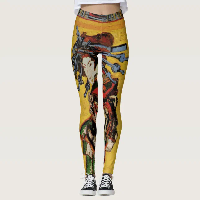 Japanese Courtesan Oiran by Vincent van Gogh Leggings | Zazzle Japanese Courtesan Oiran by Vincent van Gogh Leggings | Zazzle
