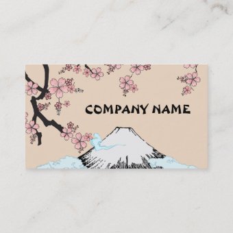 Japanese Design Business Card | Zazzle