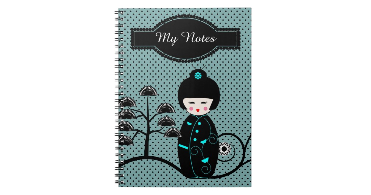 Japanese Doll Notebook | Zazzle