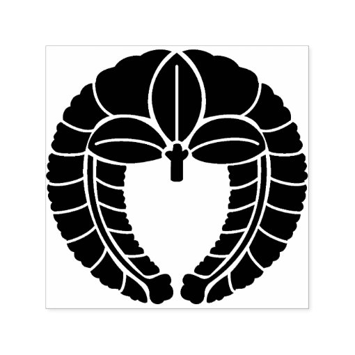 Japanese Family Crest (KAMON) Symbol Self-inking Stamp | Zazzle