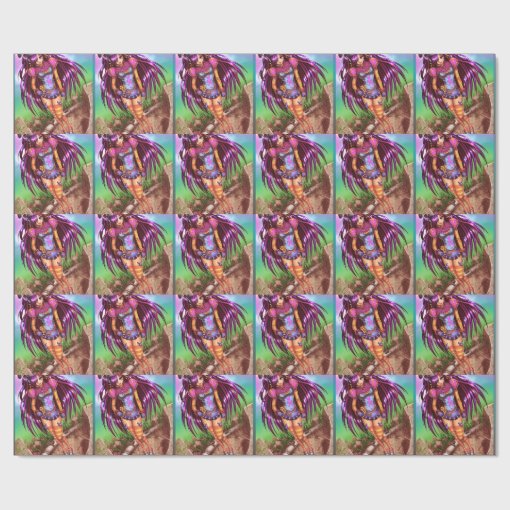 Japanese Fashion Anime Girl Wrapping Paper | Zazzle