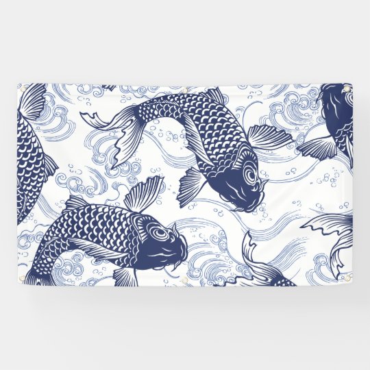 JAPANESE FISH Banner | Zazzle.com